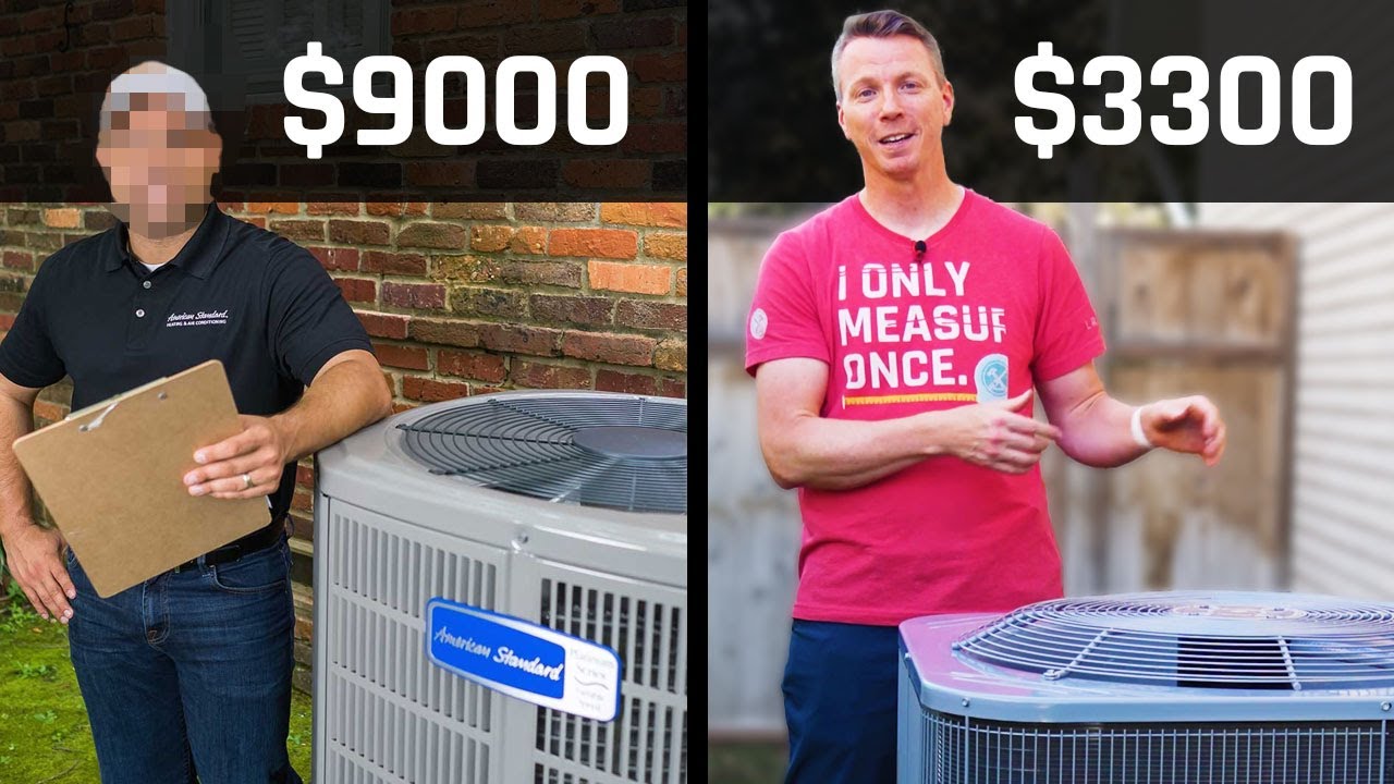 DIY central air install for $3300 (including tools!)