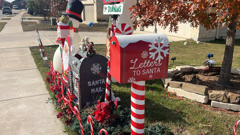 Buda woman spreading holiday cheer through 'Letters to Santa' mailbox