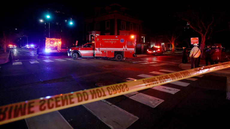 Massive manhunt continues for suspect in deadly shooting at Brown ...