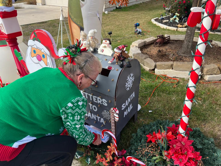 Buda woman spreading holiday cheer through 'Letters to Santa' mailbox