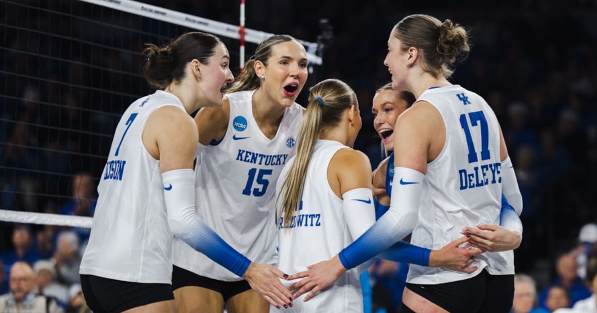 Kentucky VB sweeps Creighton, advances to program’s second Final Four
