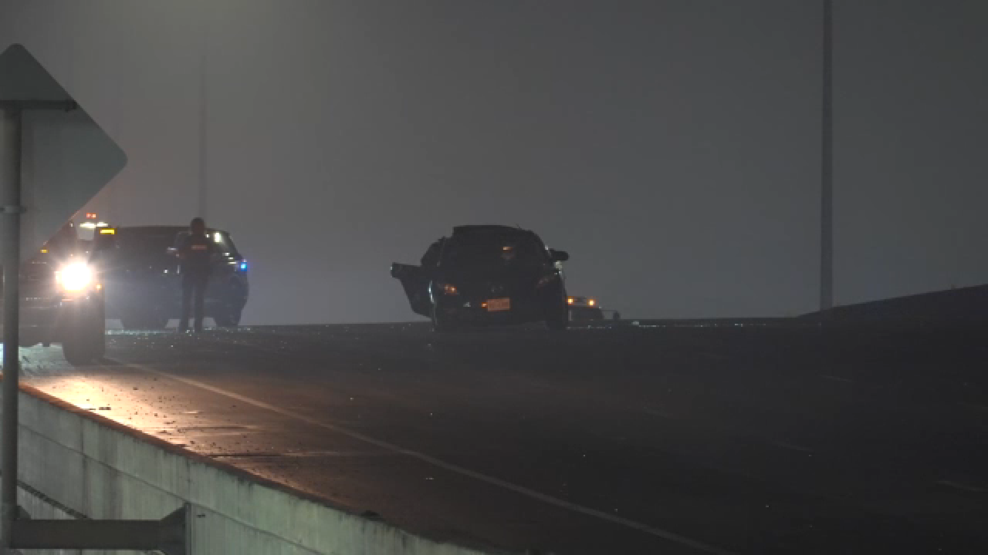 Driver of stalled car dead after tow truck crashes into him on ...