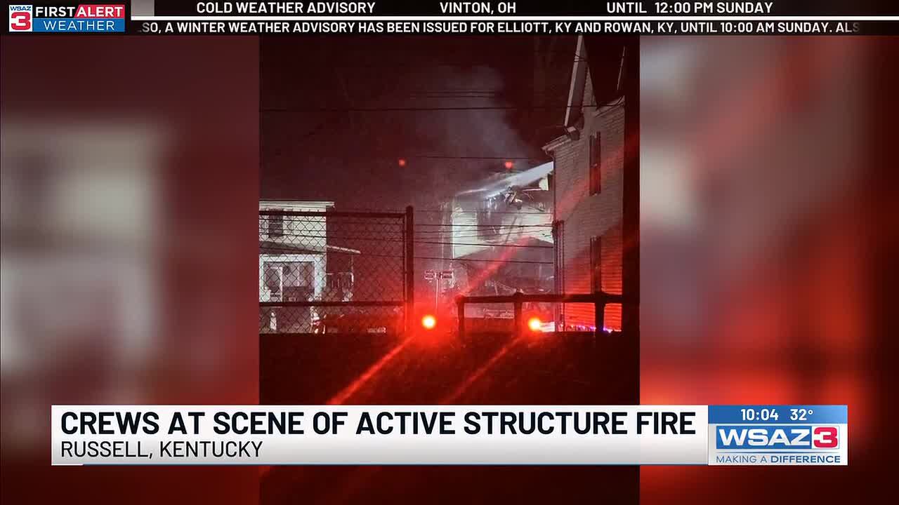 Crews at scene of active structure fire