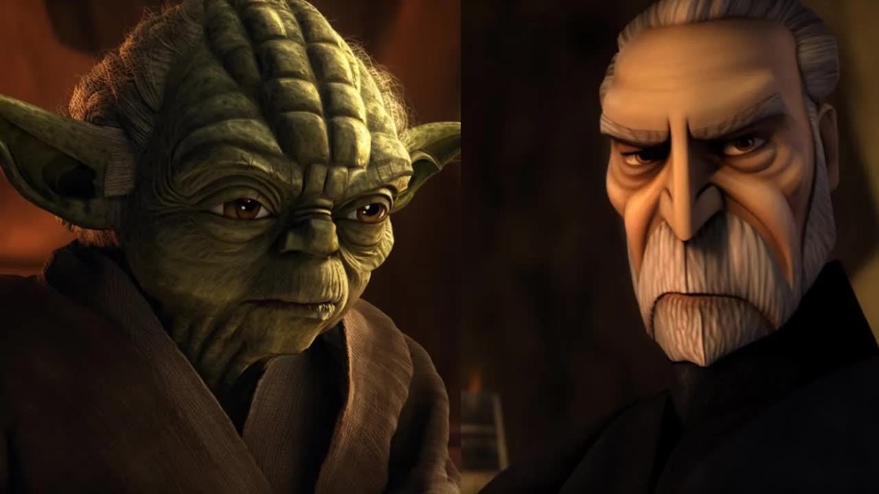 Tales of the Star Wars galaxy: Dooku tries to lure Yoda into the dark ...