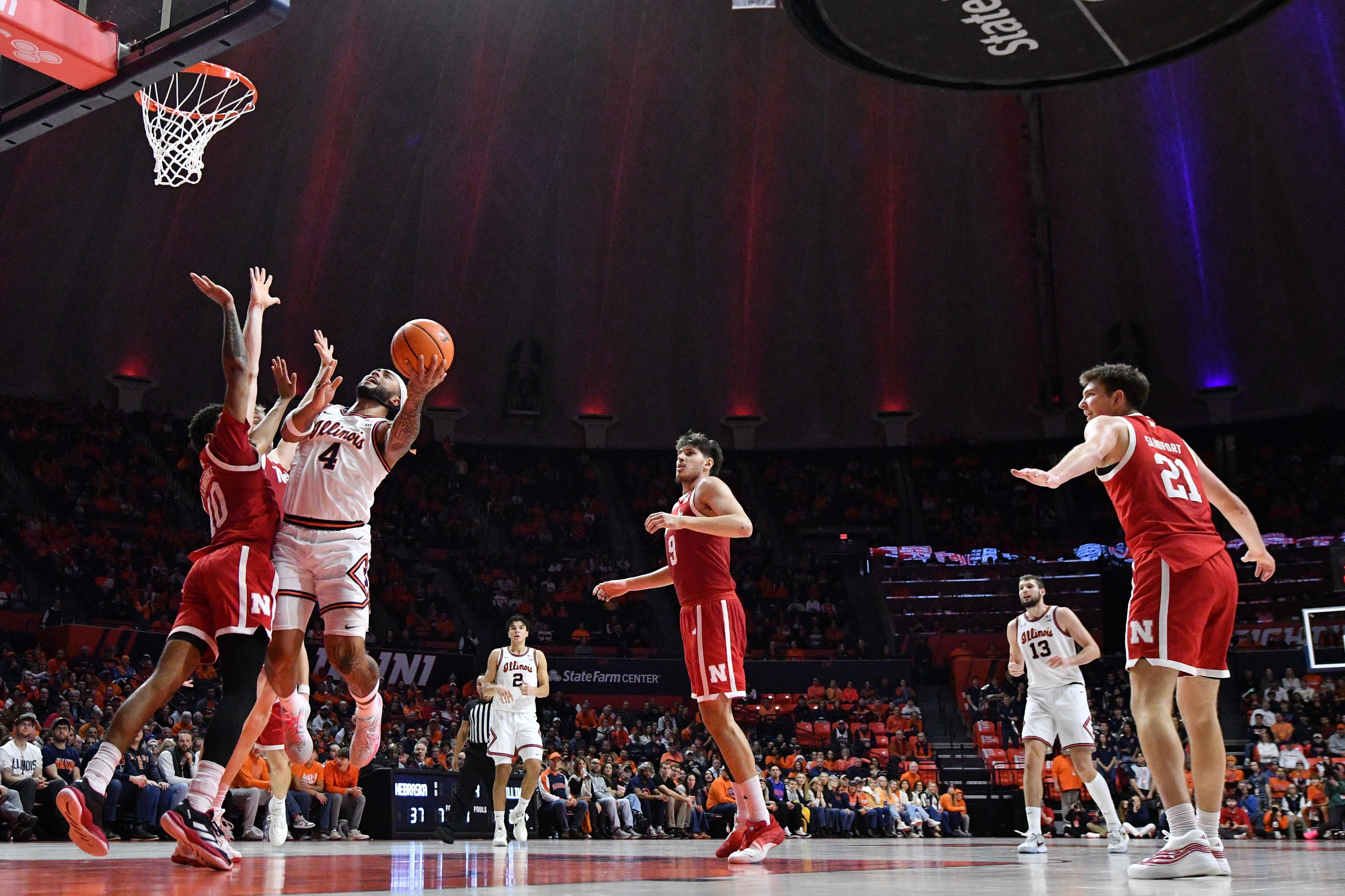 Nebraska basketball vs Illinois recap, stats and highlights