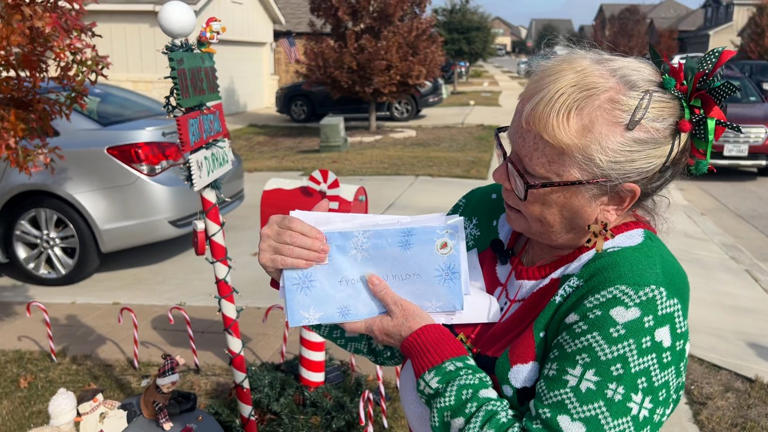 Buda woman spreading holiday cheer through 'Letters to Santa' mailbox