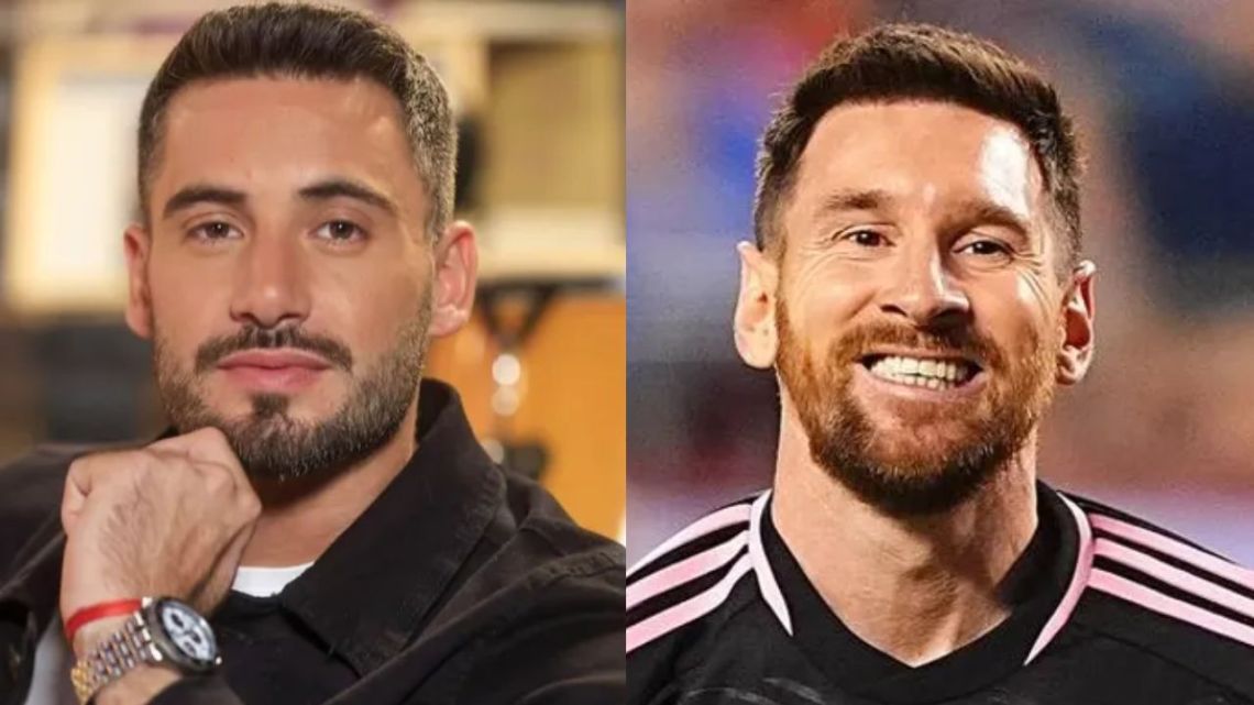 Nico Occhiato compartió una foto junto a Lionel Messi y Diego Leuco ...
