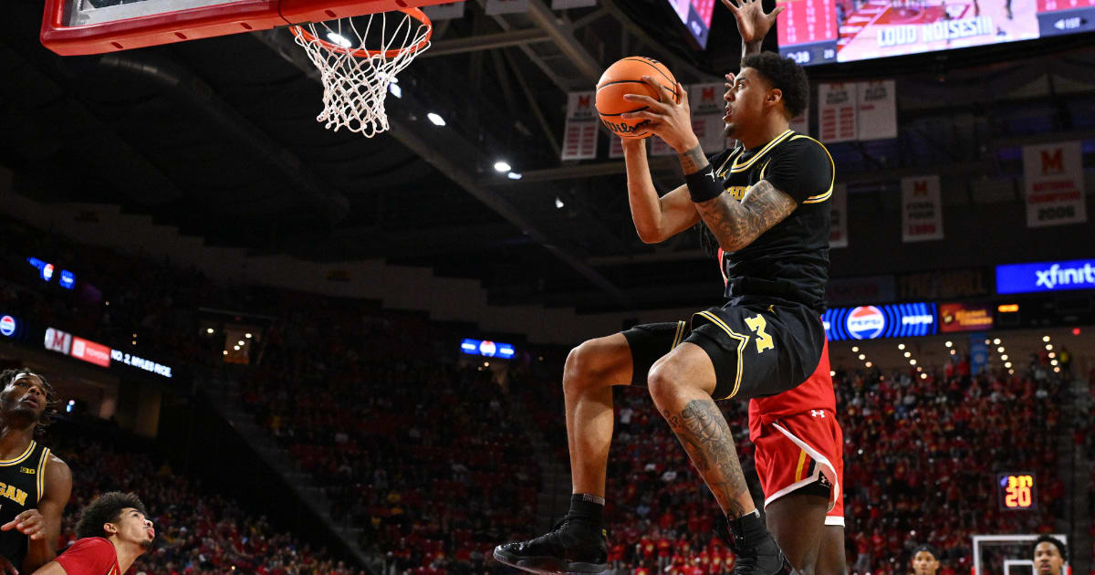 Michigan scores 56 points in second half, surges past Maryland to win ...