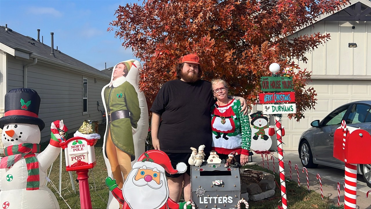 Buda woman spreading holiday cheer through 'Letters to Santa' mailbox