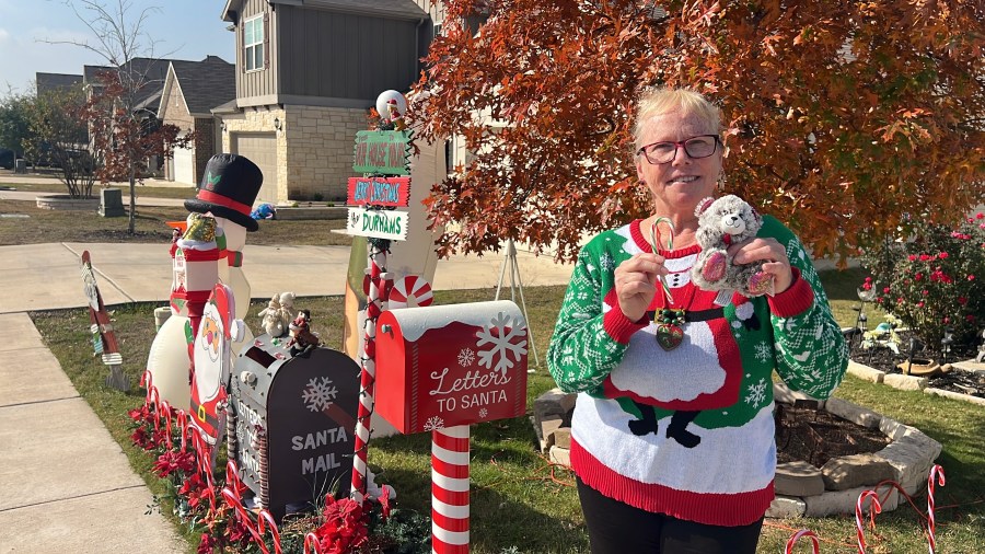 Buda woman spreading holiday cheer through 'Letters to Santa' mailbox