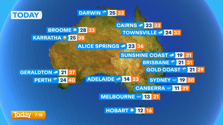 Bushfire alerts for state capital as parts of Australia set to scorch ...