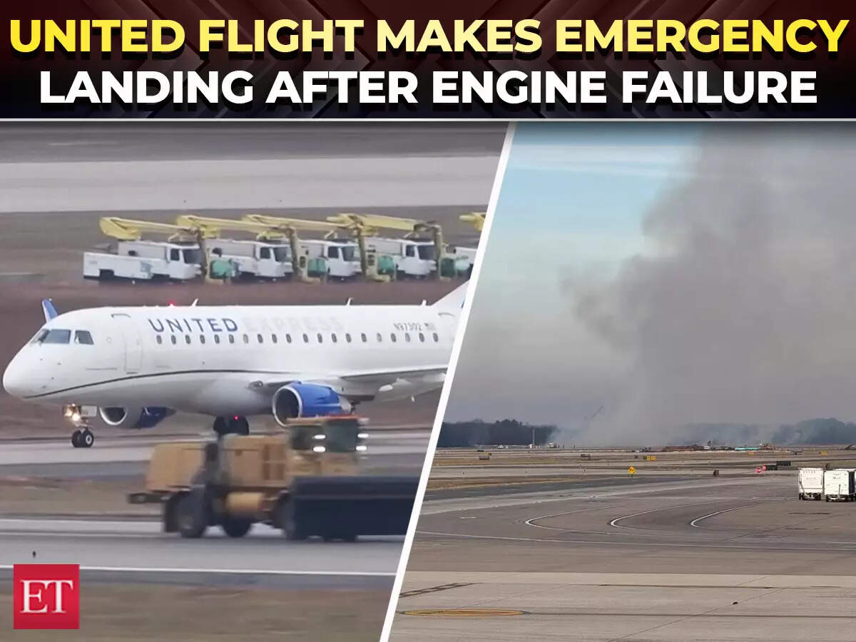 United Airlines flight safely returns to Dulles airport after engine ...