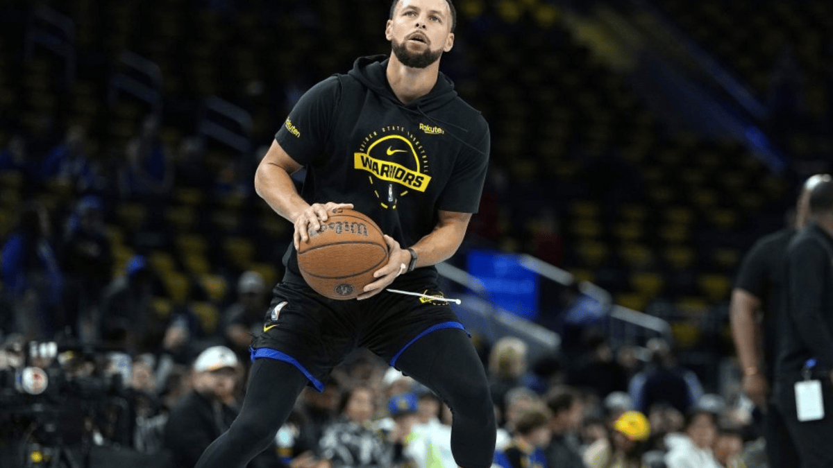 NBA: Steph Curry anota desde el túnel y deja a todos, incluida Caitlin ...