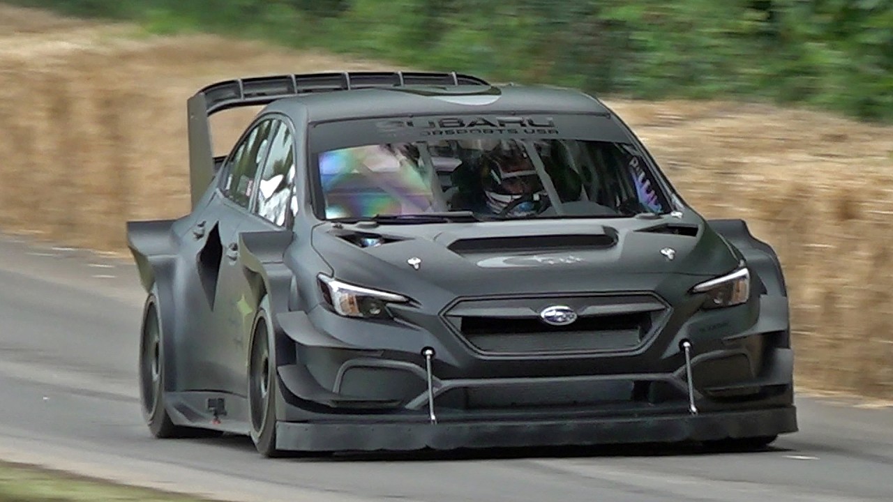 Le Subaru WRX Airslayer en action à Goodwood
