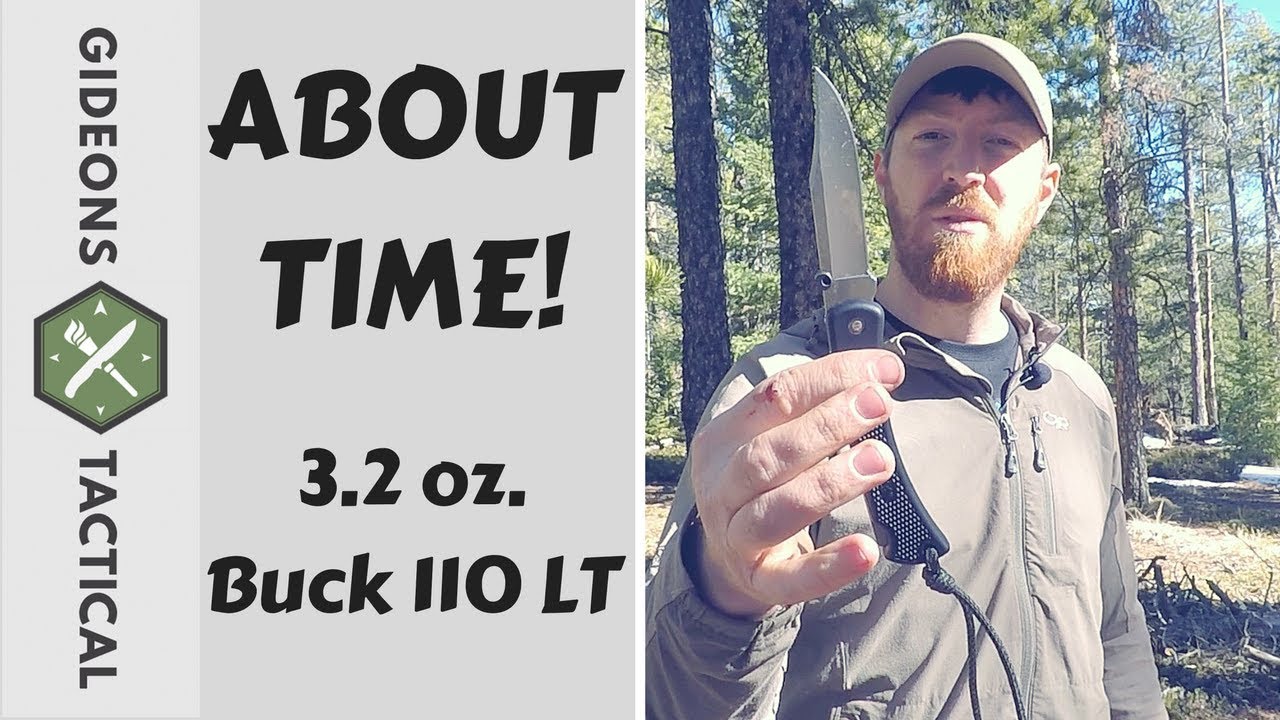 Lightweight Buck 110LT 3.2oz pocket knife review