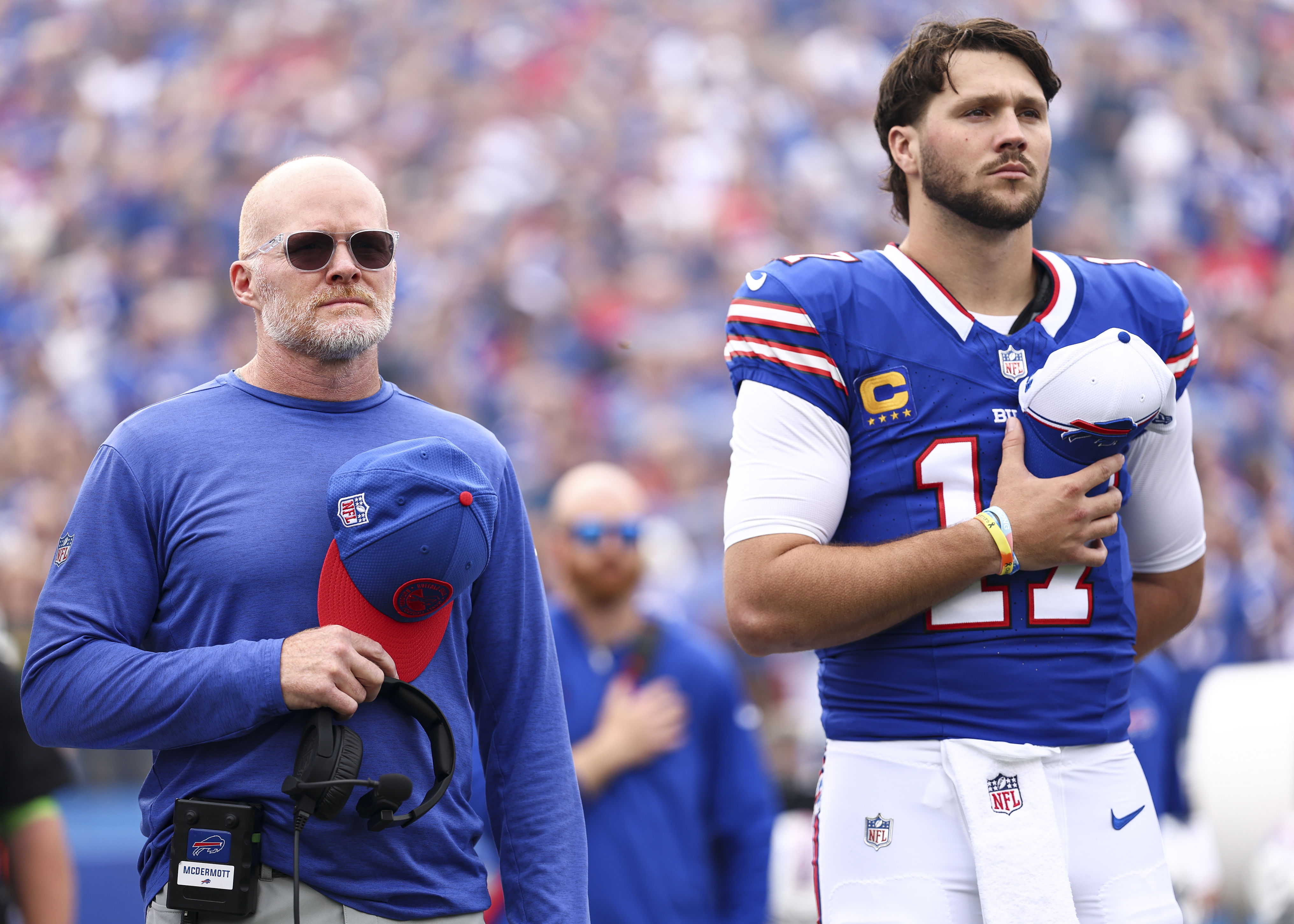 McDermott says Josh Allen will play Week 18 despite lingering injury
