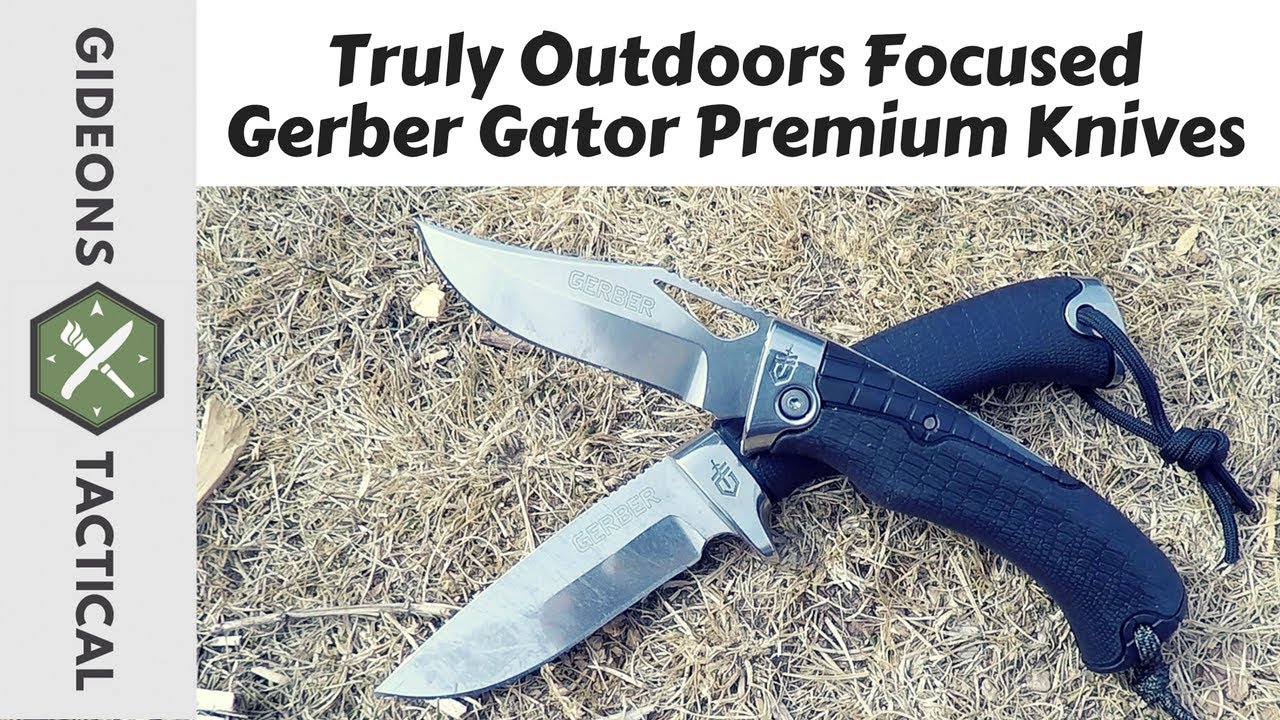 Gerber Gator premium knives for serious outdoors enthusiasts