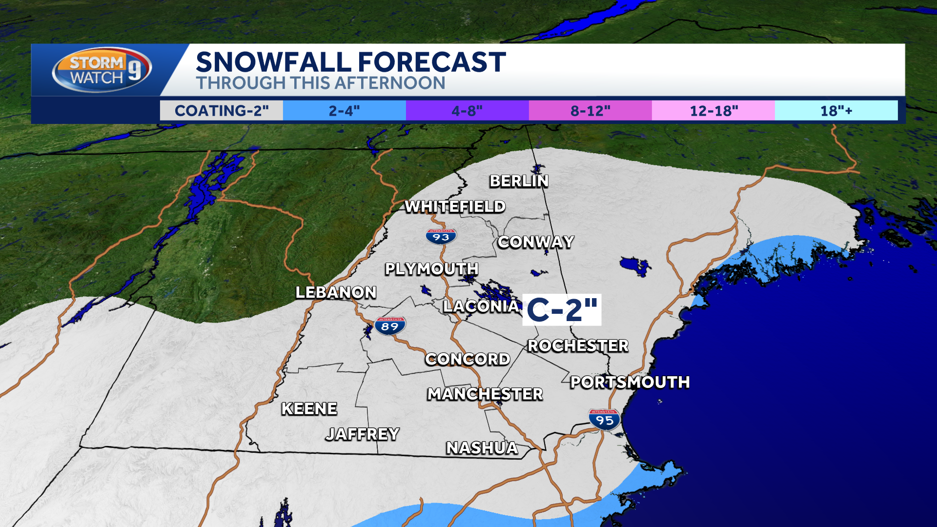 Light snow possible in parts of New Hampshire on Sunday; more cold and ...