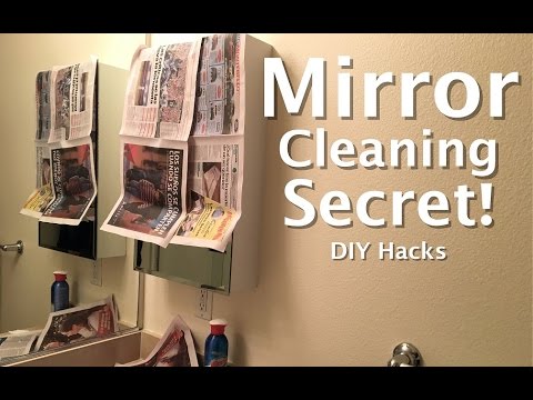 Reveal a mirror cleaning secret that leaves no streaks behind