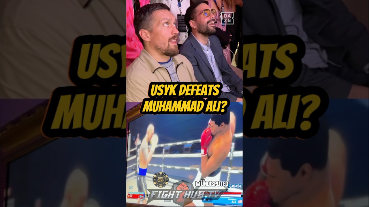 Oleksandr Usyk beats Muhammad Ali as himself in Undisputed boxing game!