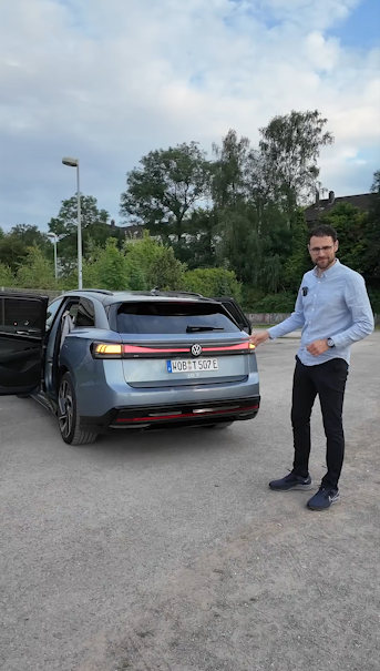 Is this the most useful trunk setup on the ID7 Tourer?