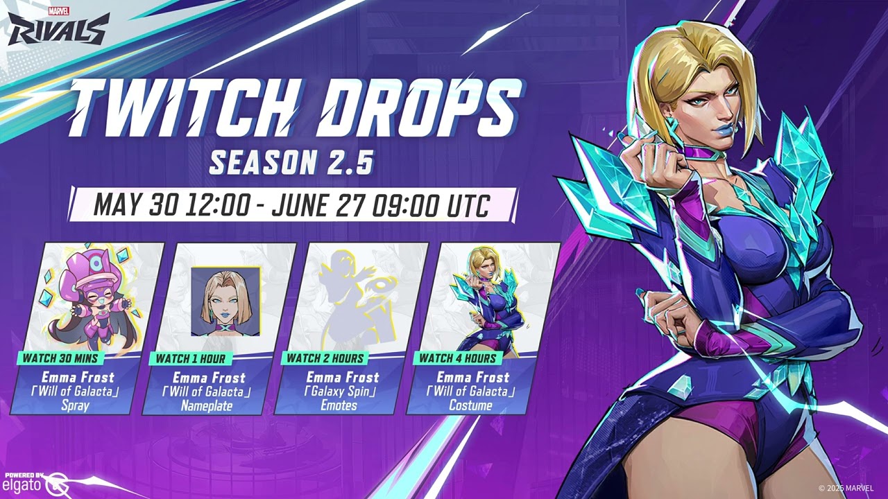 Marvel Rivals announces season 2.5 Twitch drops
