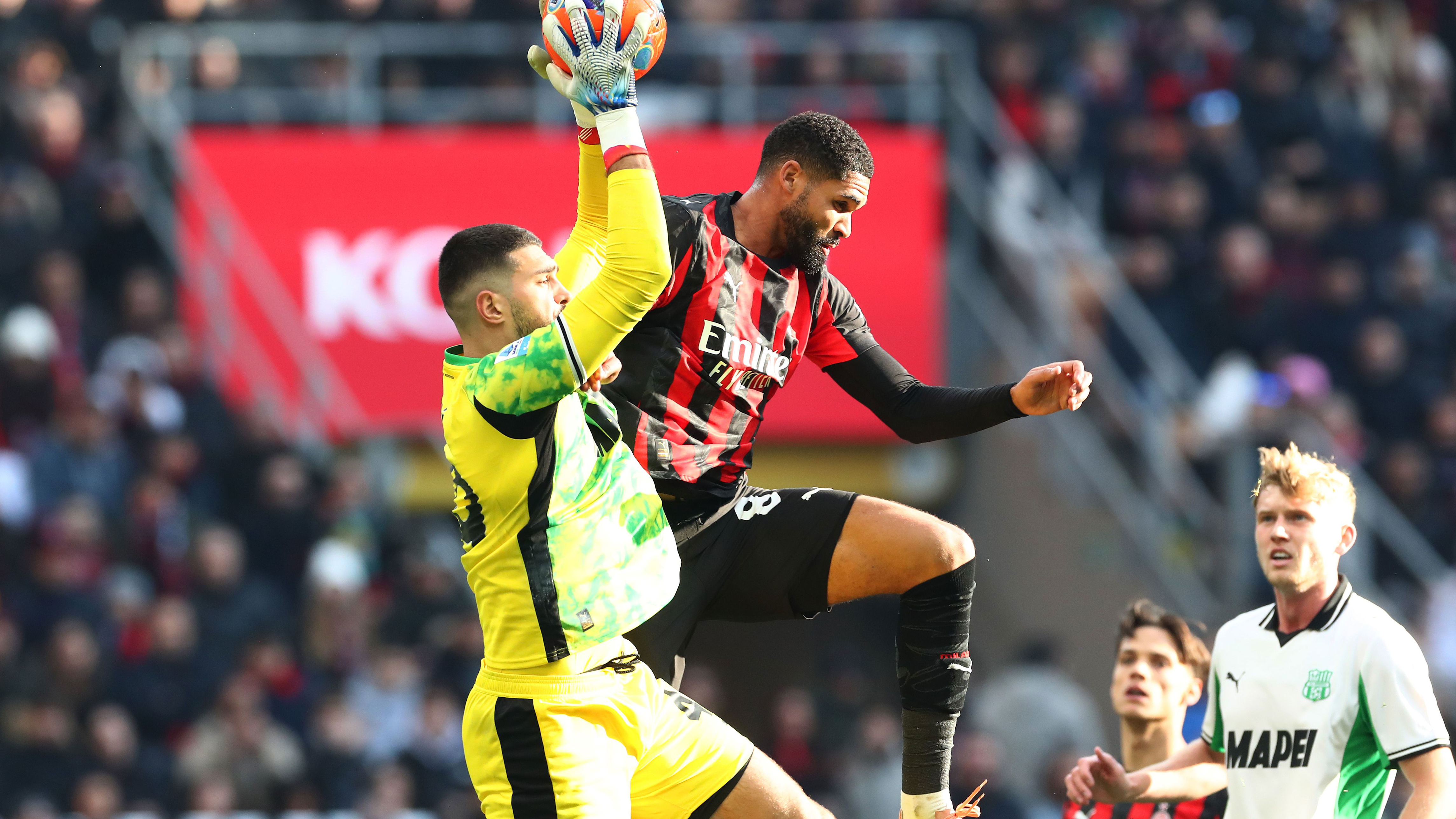 Milan-Sassuolo, la moviola: i neroverdi chiedono un rigore nel finale ...