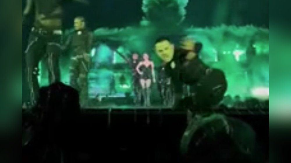 Shock for Lady Gaga: Dancer falls off stage