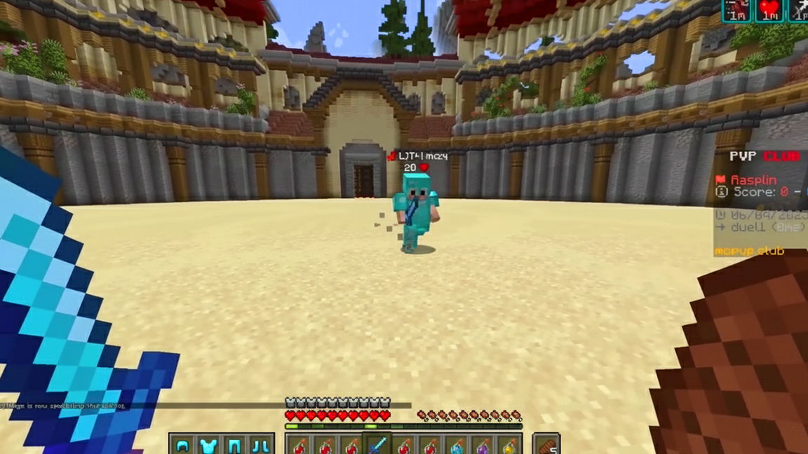 How strong is diamond potion PvP?