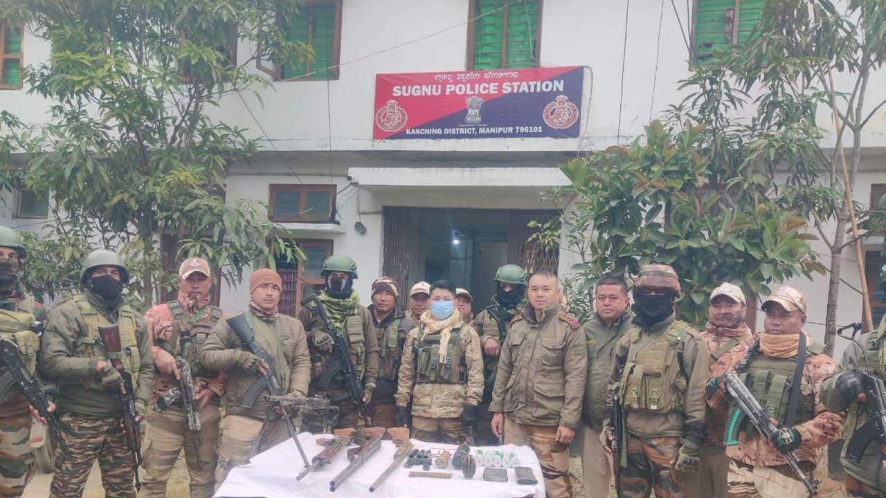 Manipur: Huge cache of arms seized in Kakching, PREPAK militant held