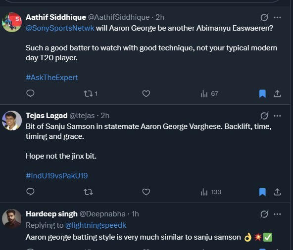 Next Sanju Samson? Aaron George, Kerala-born Hyderabad batter ...