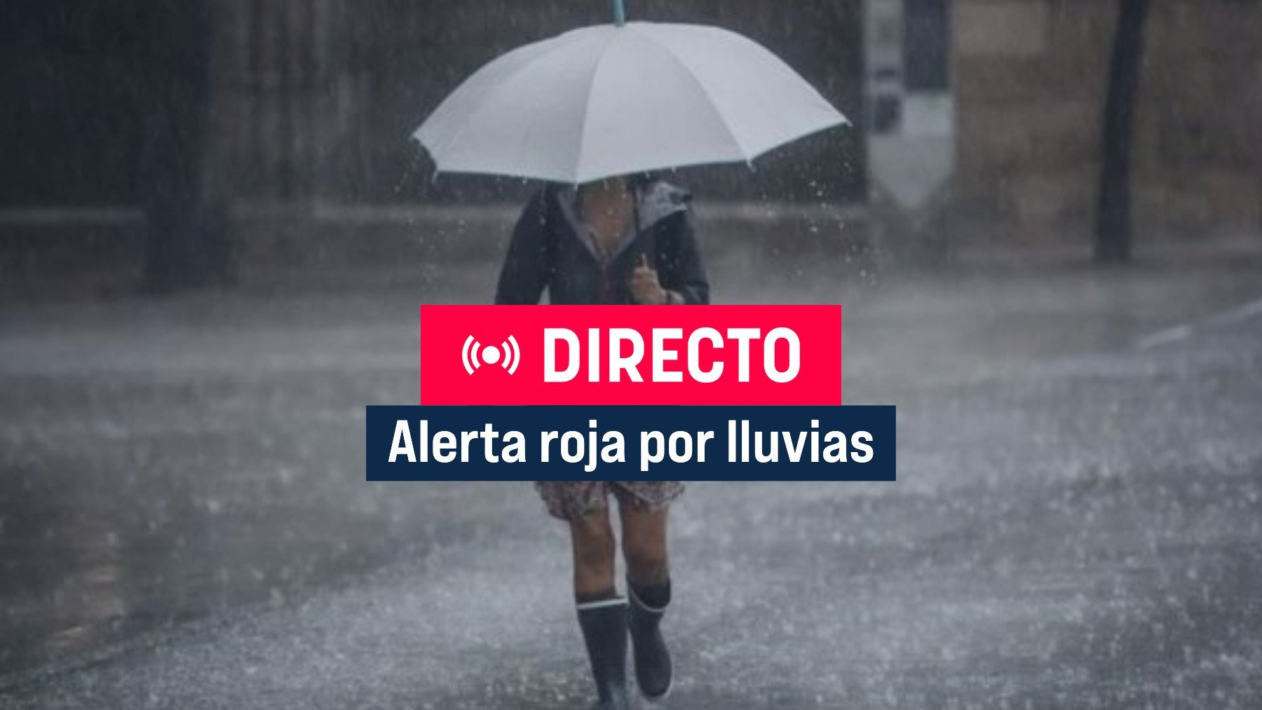 Alerta roja de la AEMET en Valencia por fuertes lluvias, en directo ...
