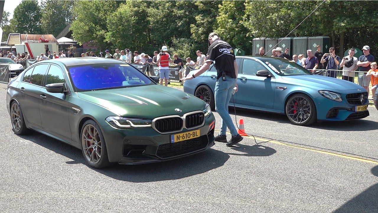 BMW and Mercedes go head-to-head on the strip