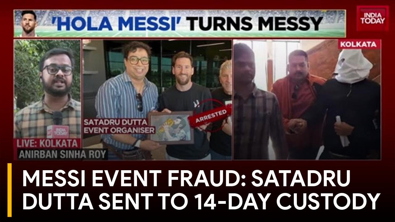 Kolkata: Messi event organiser Satadru Dutta sent to 14-day police ...