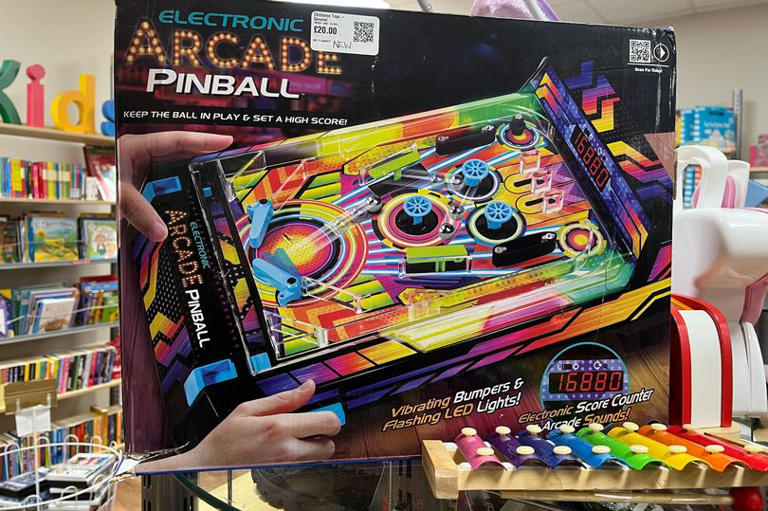 I went to a Newcastle charity shop to look for children's Christmas ...