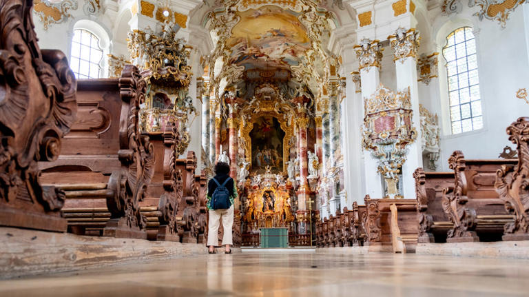 One of Rick Steves' favorite European churches is an ornate, Baroque ...
