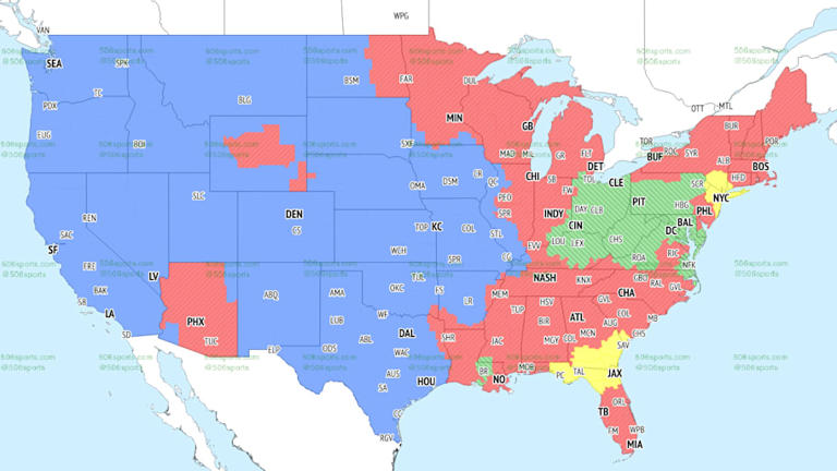 NFL coverage maps 2025: TV schedule and coverage, announcers for Week 15