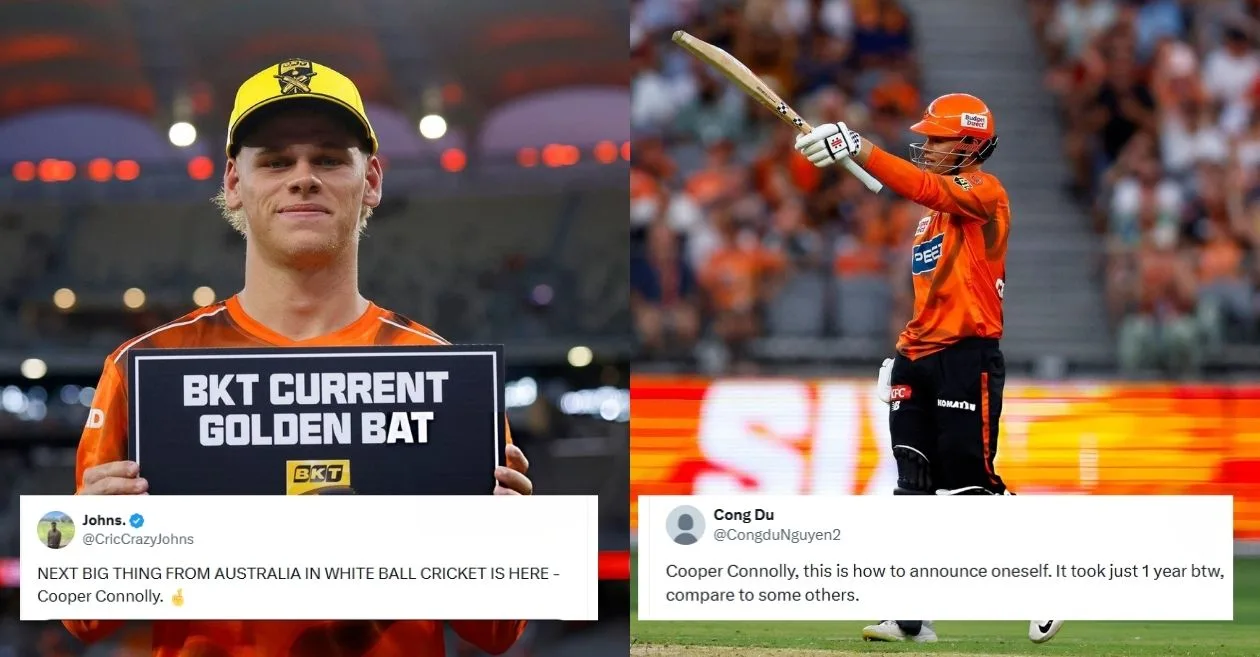 Fans go gaga as Cooper Connolly’s explosive innings fires Perth ...