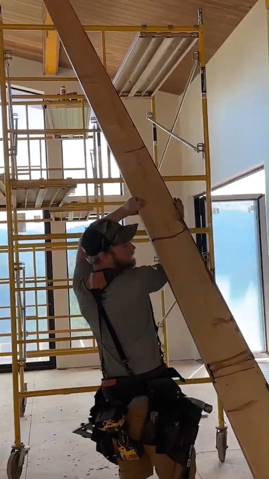 A massive modern build in progress