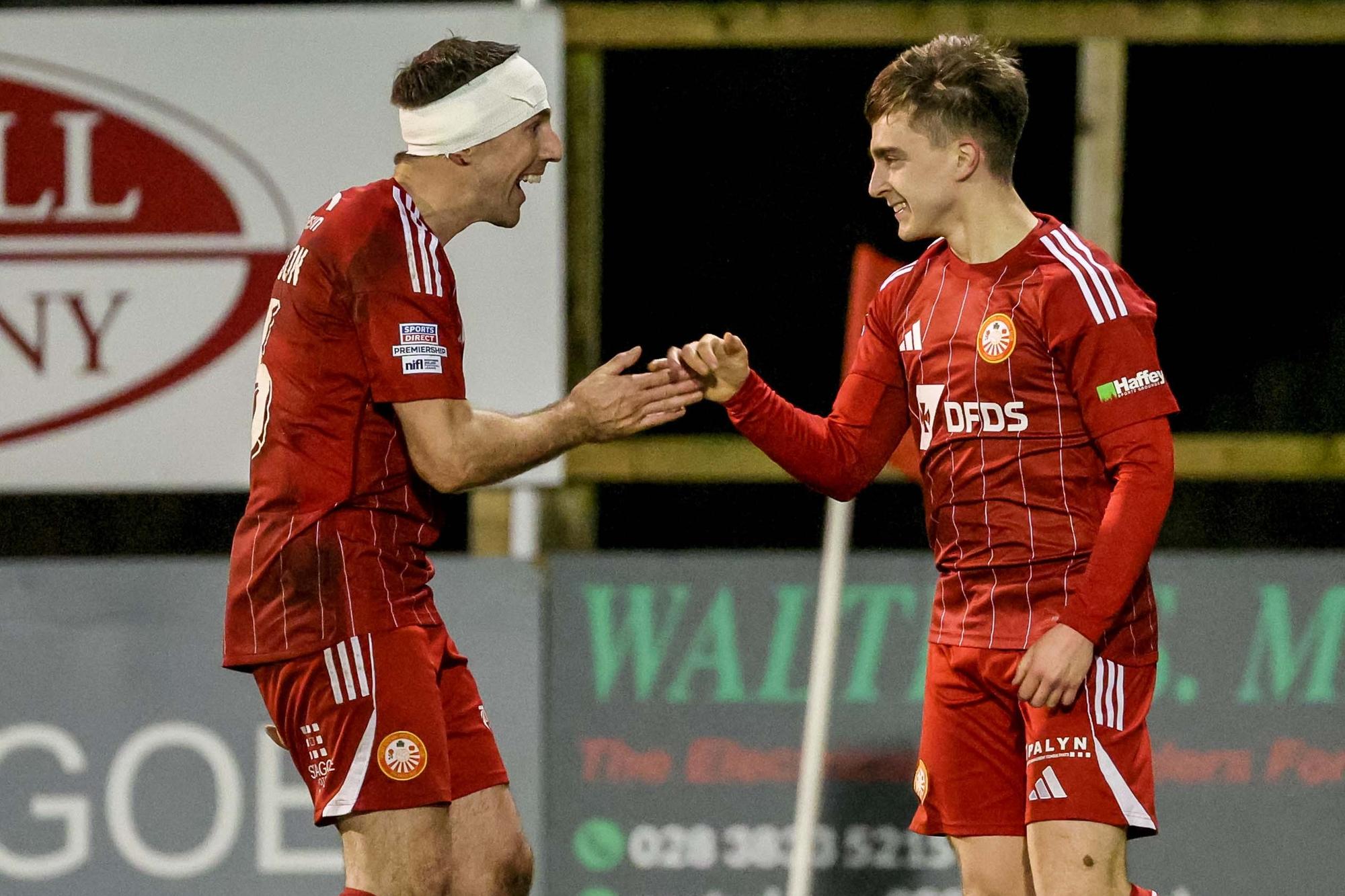 Tactical shift 'working well for us' as Portadown clock up Irish League ...