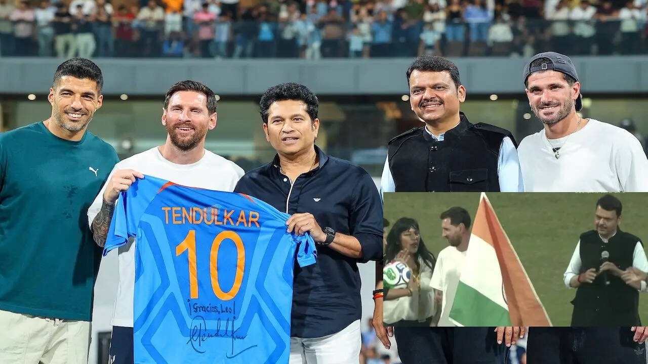Mumbai crowd boos Maharashtra CM Devendra Fadnavis during Lionel Messi ...