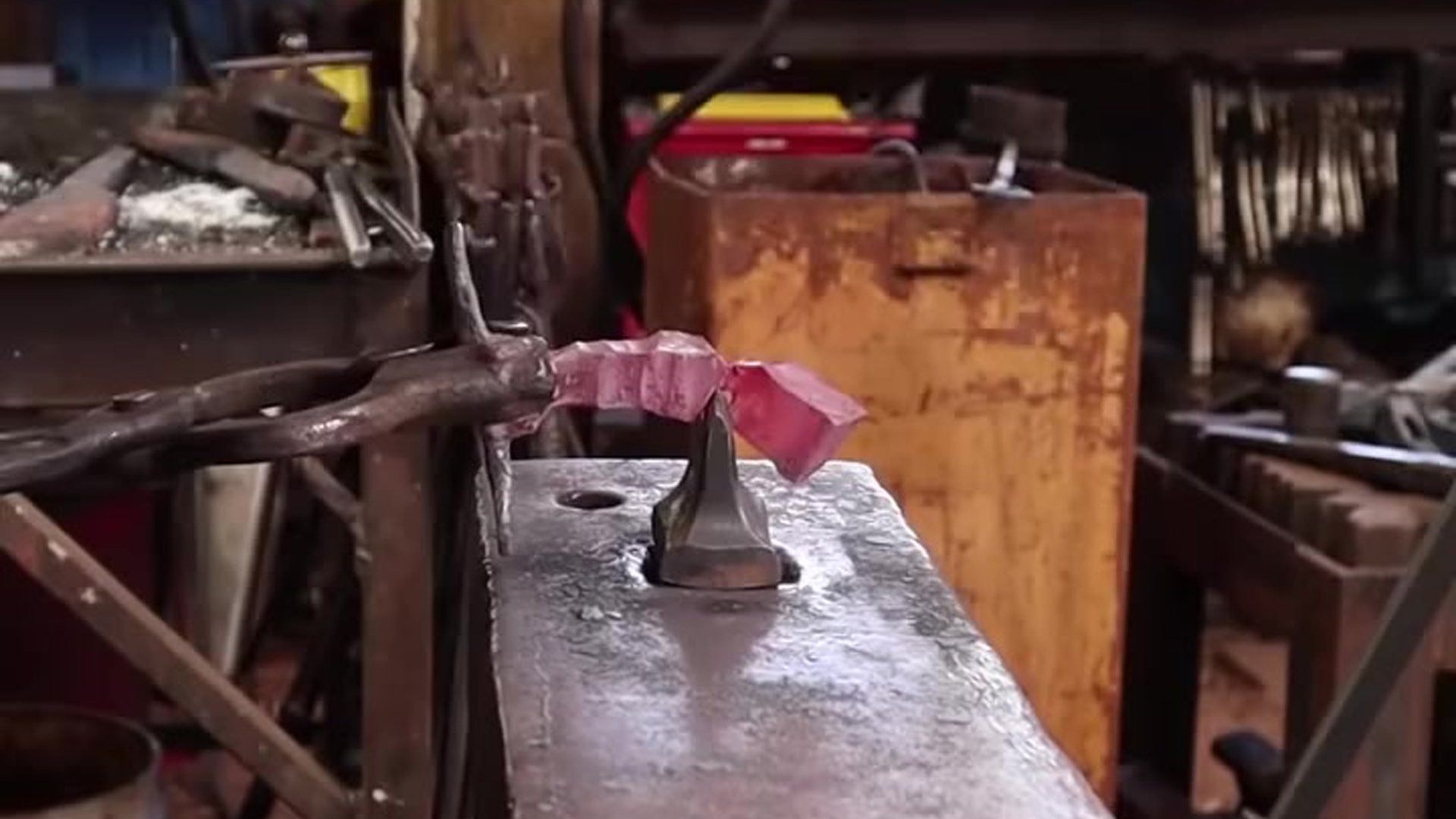 Forging a ceiling hook