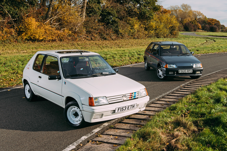 Peugeot 205 Rallye vs Citroën AX GT: featherweight fun