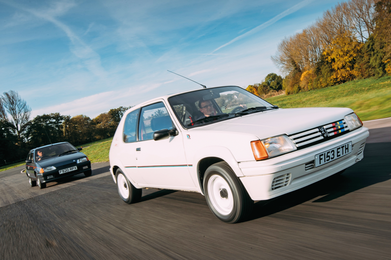 Peugeot 205 Rallye vs Citroën AX GT: featherweight fun
