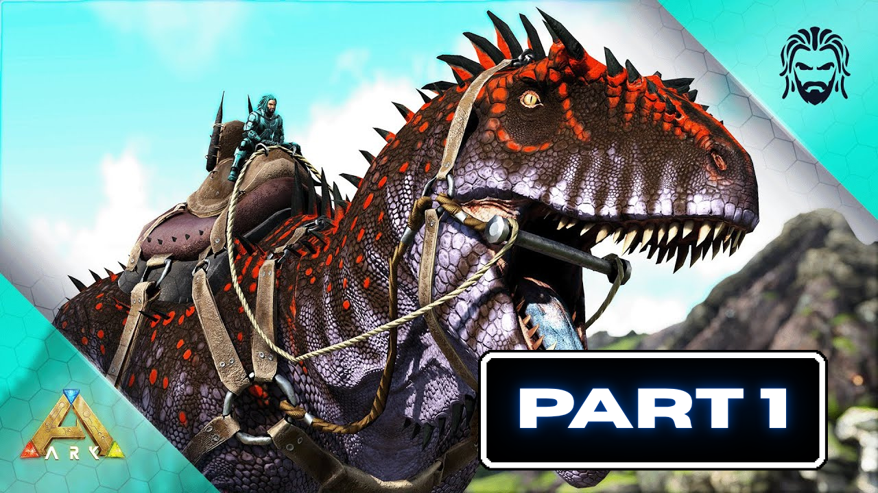 First Carcharodontosaurus tame!– ARK Survival Evolved [E139] part 1