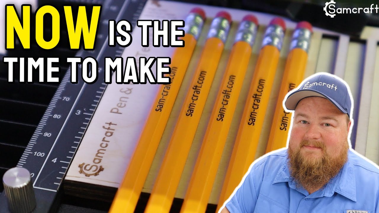 A BIG SELLER: Engraved pens & pencils! Made on the xTool F1 w/ slide ...