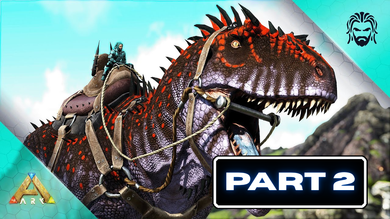 First Carcharodontosaurus tame!– ARK Survival Evolved [E139] part 2