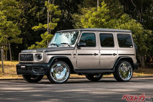 鍛造削り出しディスクが光る! ベンツGクラスやセンチュリーSUVもバッチリ! ワークの「LS ADAMAS」ならクルマの高級感に負けない!