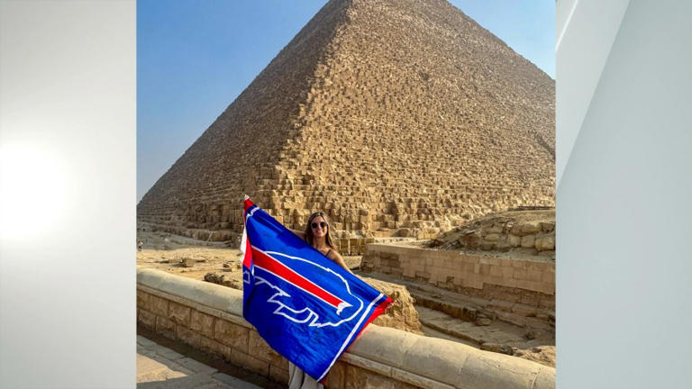 Local Bills fan takes fandom worldwide with travel flag