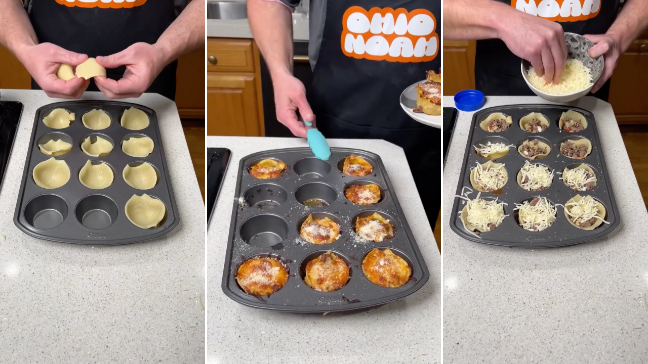 Stuffed shells party snacks